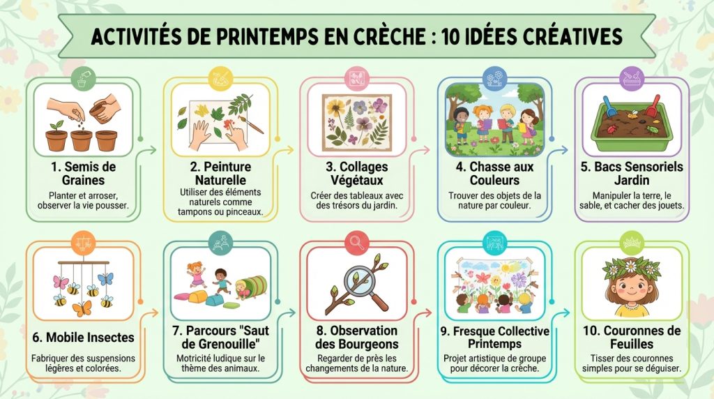 Activités de printemps en crèche : 10 idées créatives – Nova-tm